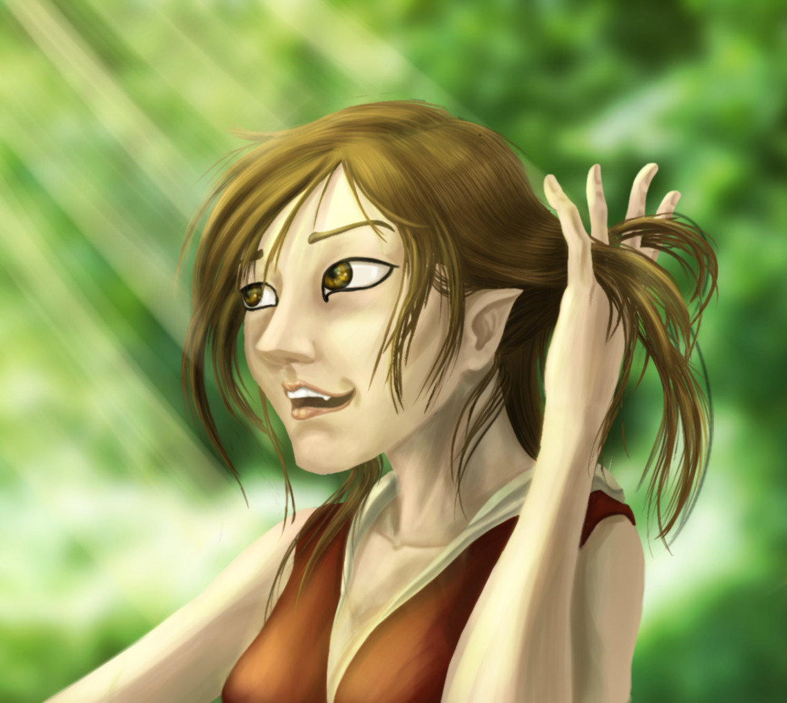 ArtStation - character portrait - Rune