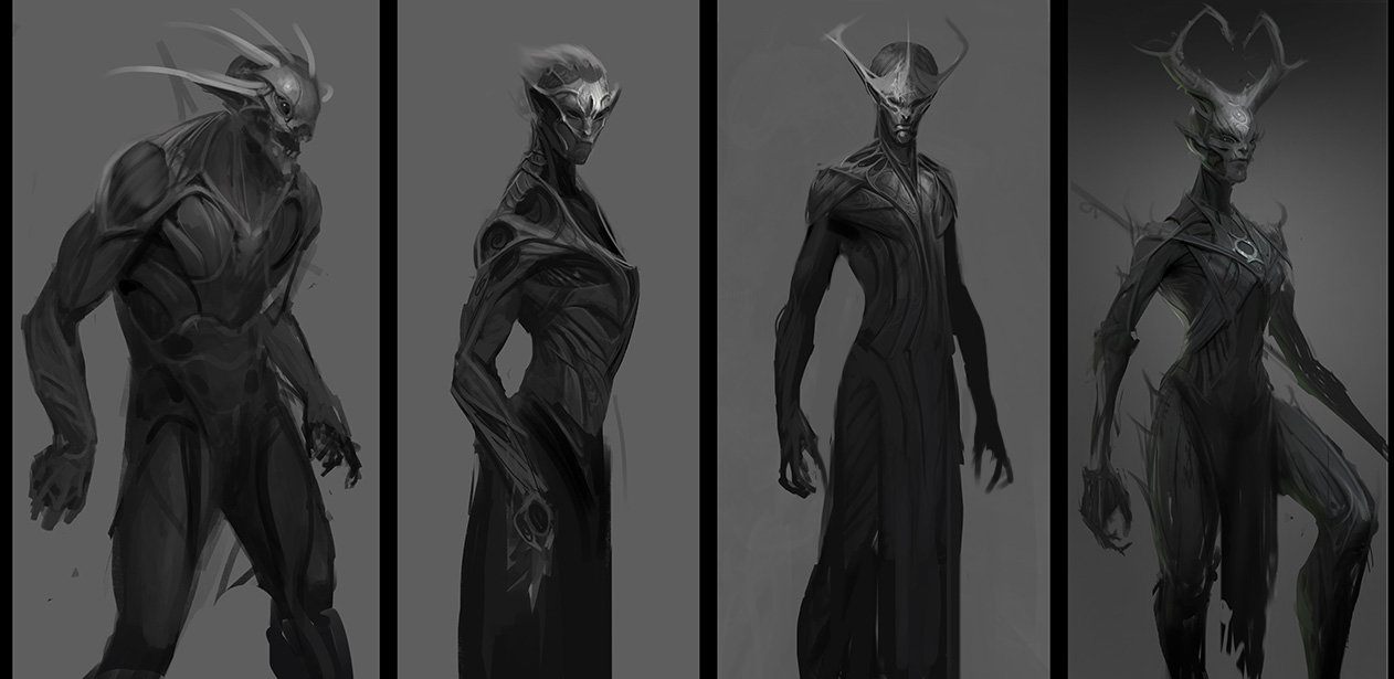 ArtStation - Dark Elves 2