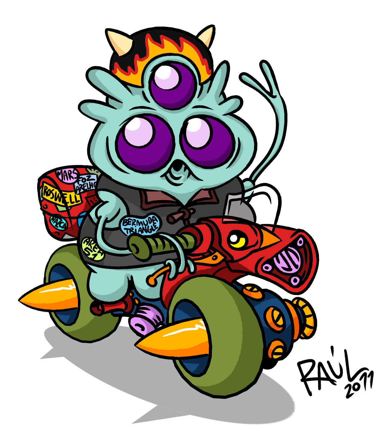 ArtStation - Biker alien