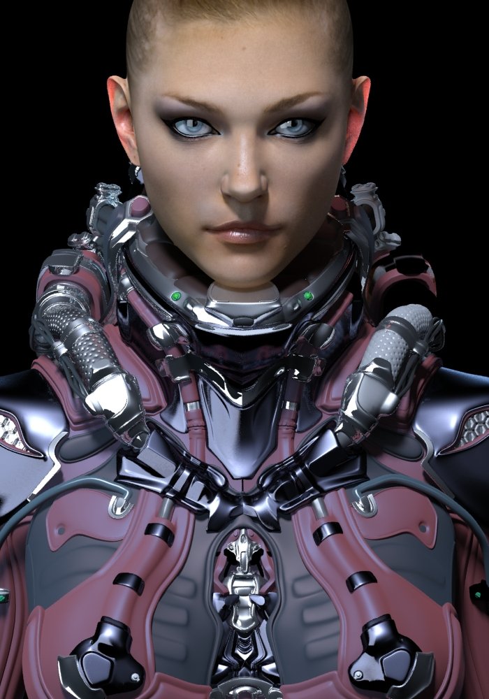 ArtStation - SF girl