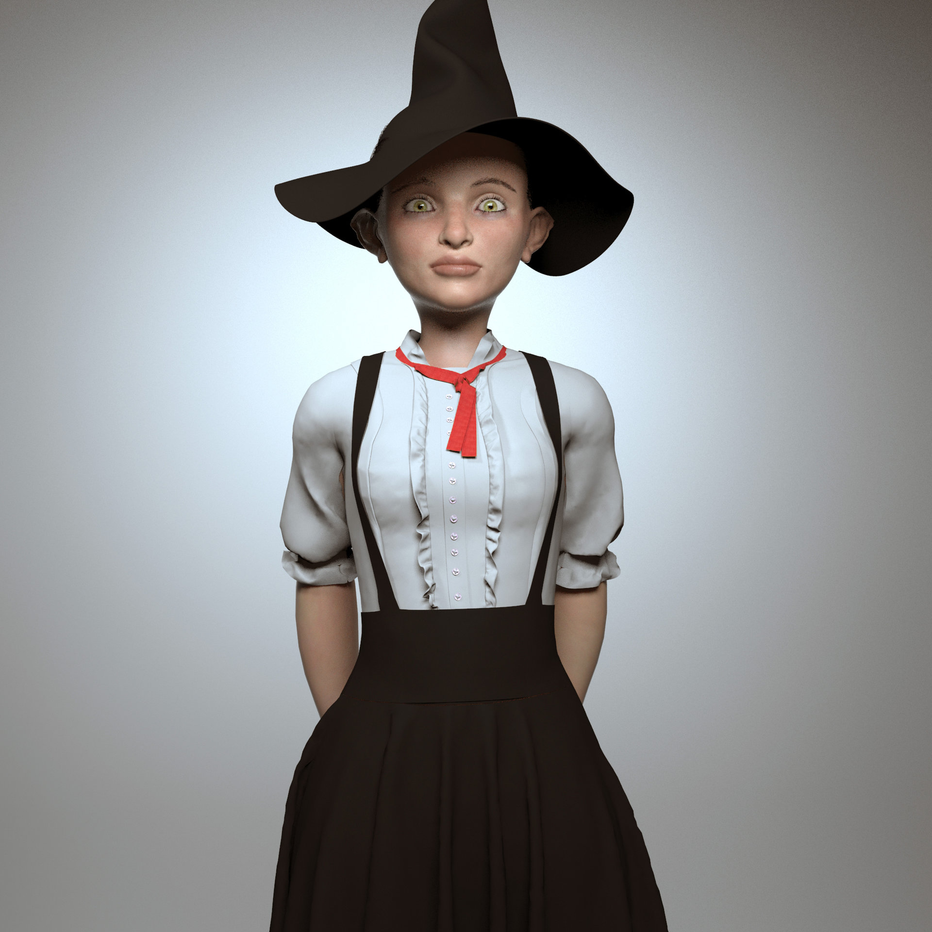ArtStation - witch girl WIP