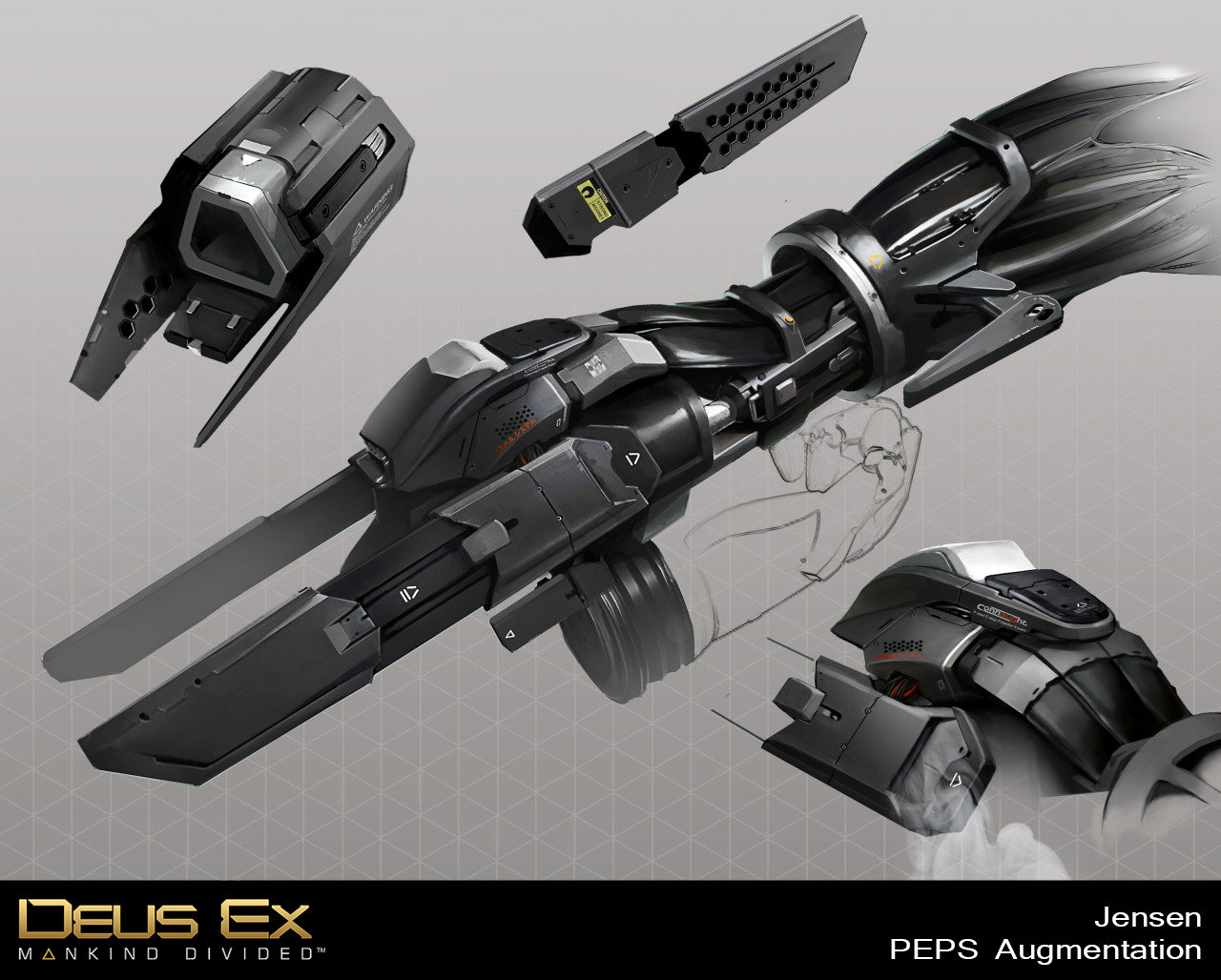 ArtStation - Deus Ex Mankind Divided - Jensen PEPs Augmentation