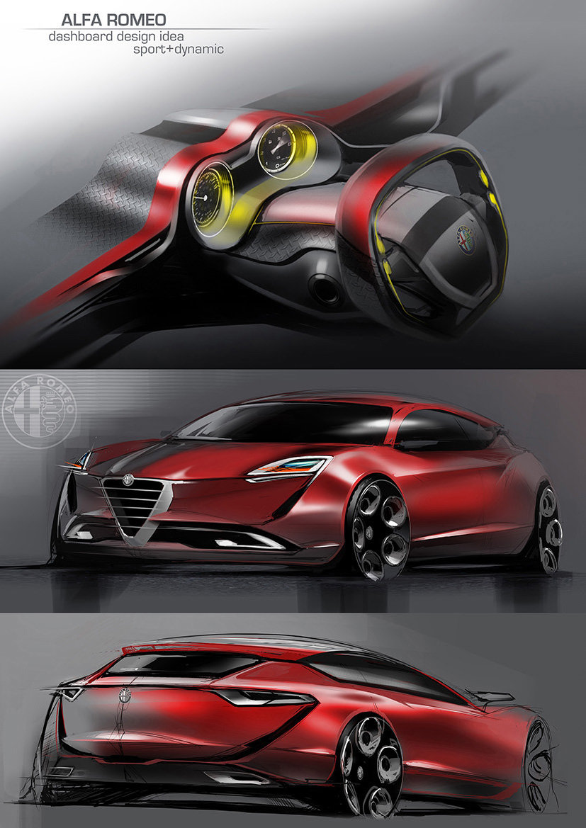ArtStation - Alfa Romeo: Concept idea