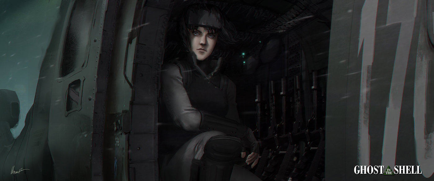 ArtStation - Ghost in the Shell fan art