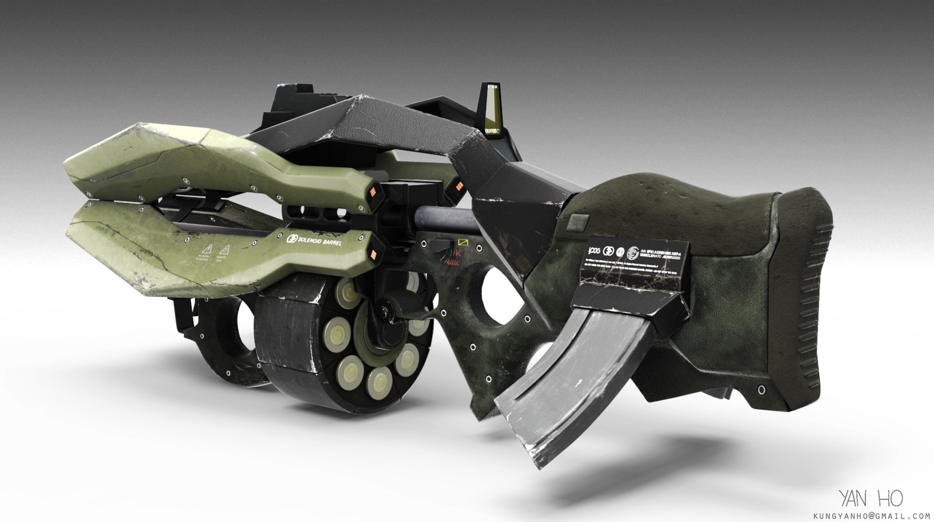 ArtStation - iPEG EPIC A1 Rifle