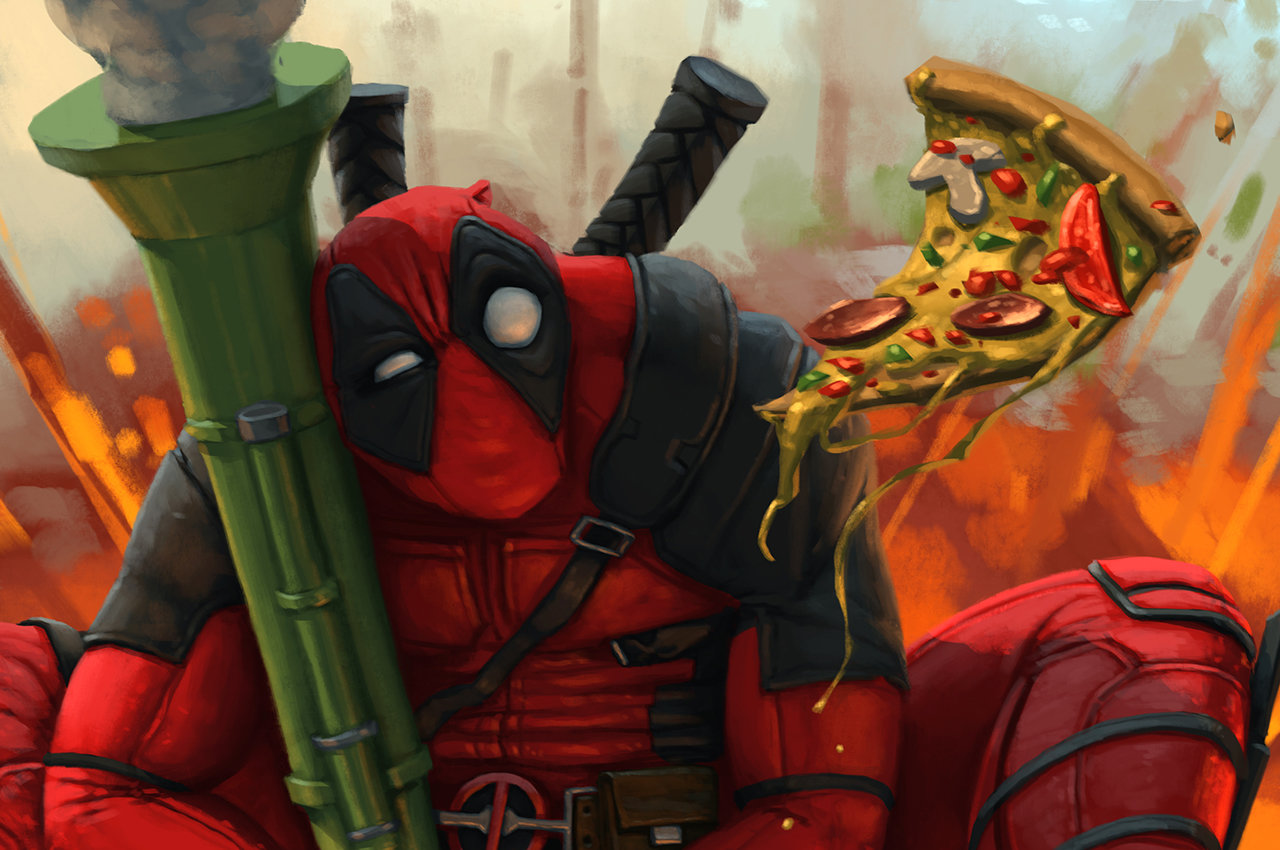 ArtStation - DEADPOOL ROCKET JUMP
