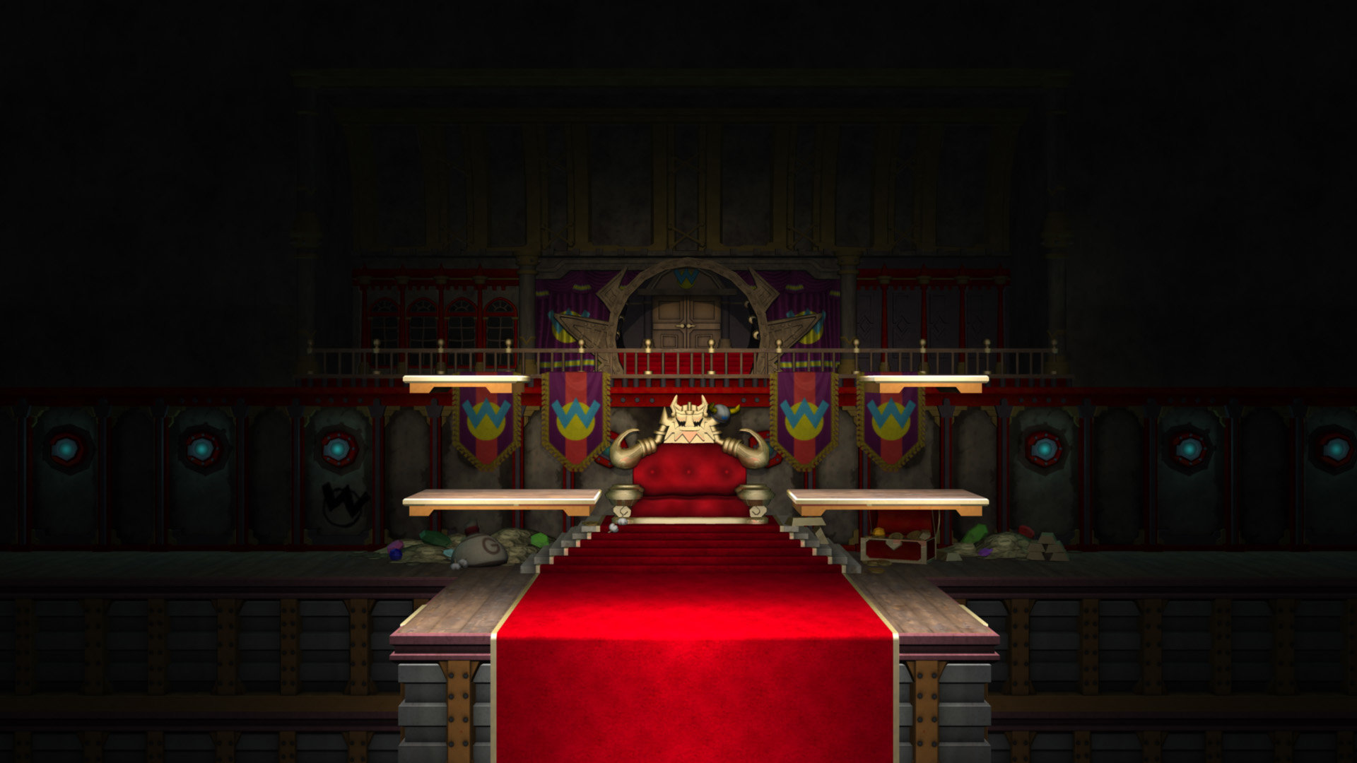 ArtStation - Wario Land Throne Room for Super Smash Bros. Project M.