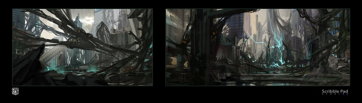ArtStation - Epic Games - Environment Sketches