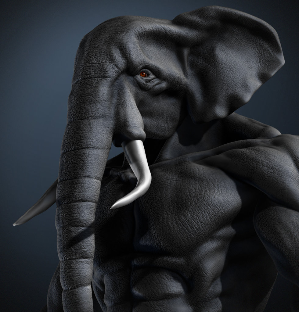 ArtStation - Elephant Man