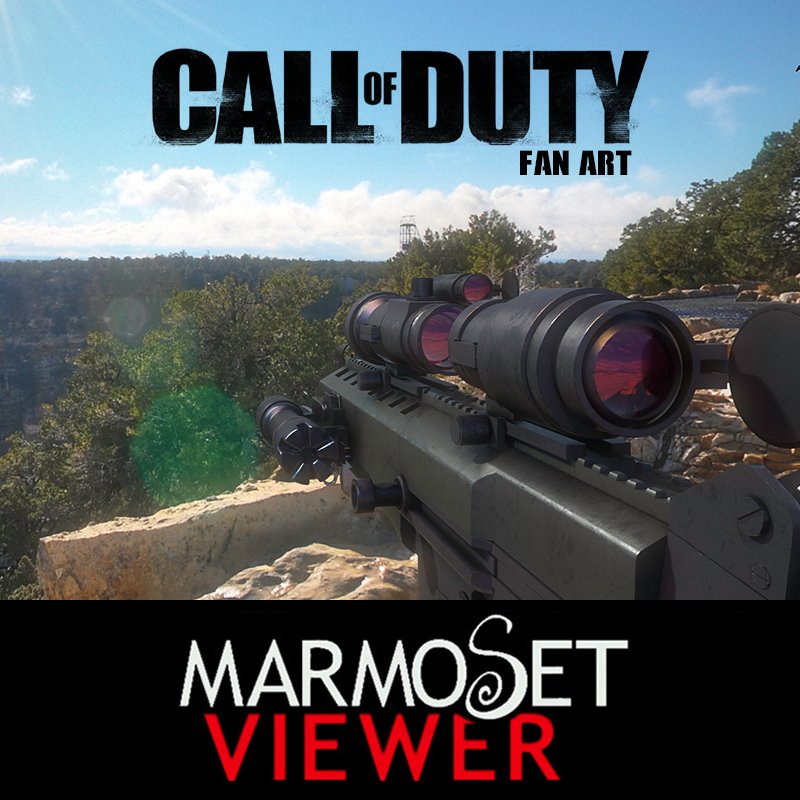 ArtStation - Call Of Duty - Fan Art - Assault rifle Imbel IA2 ...