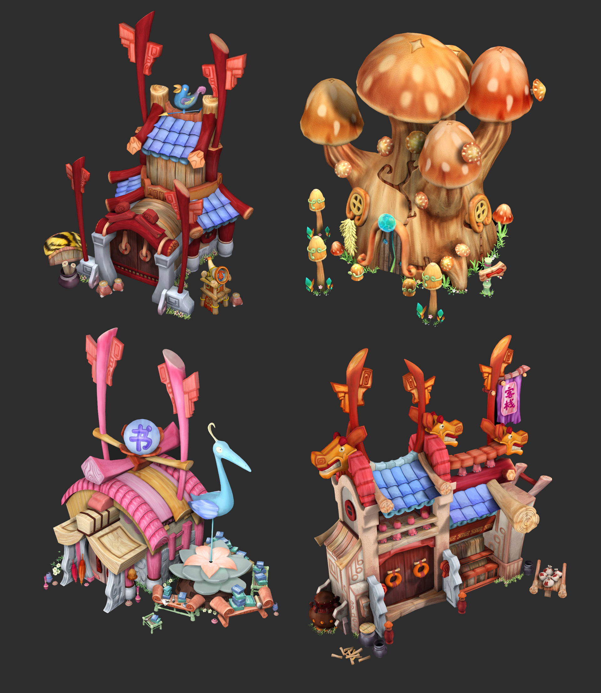 ArtStation - Cartoon Models