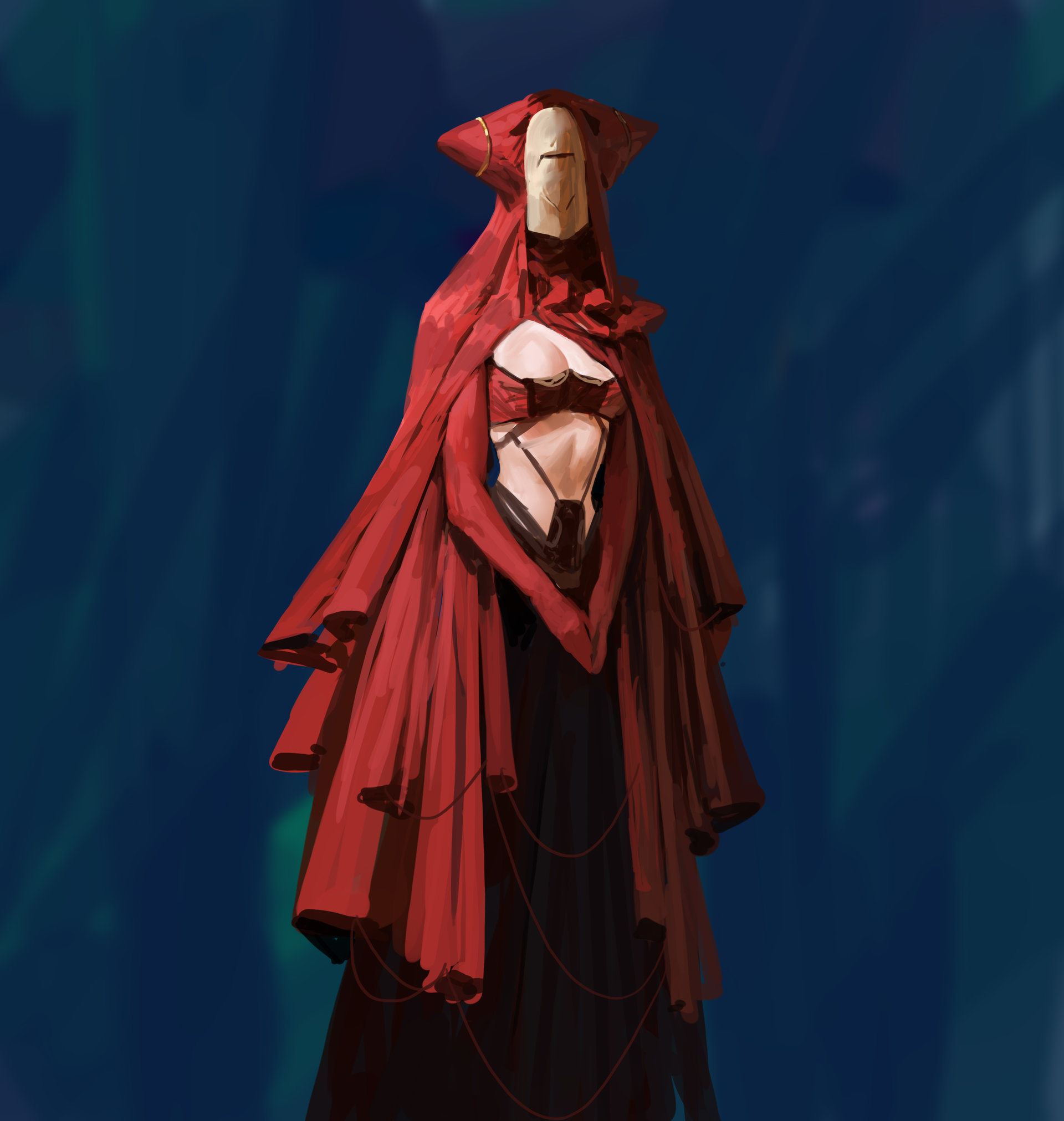 ArtStation - Red Dress