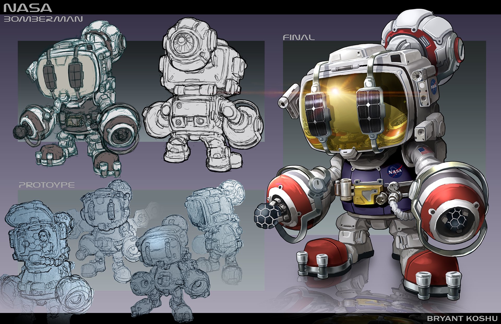 ArtStation - NASA Bomberman