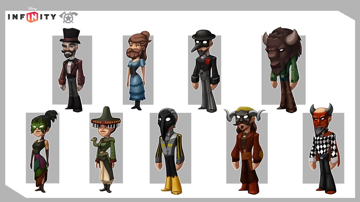 ArtStation - Disney Infinity Towns people concepts