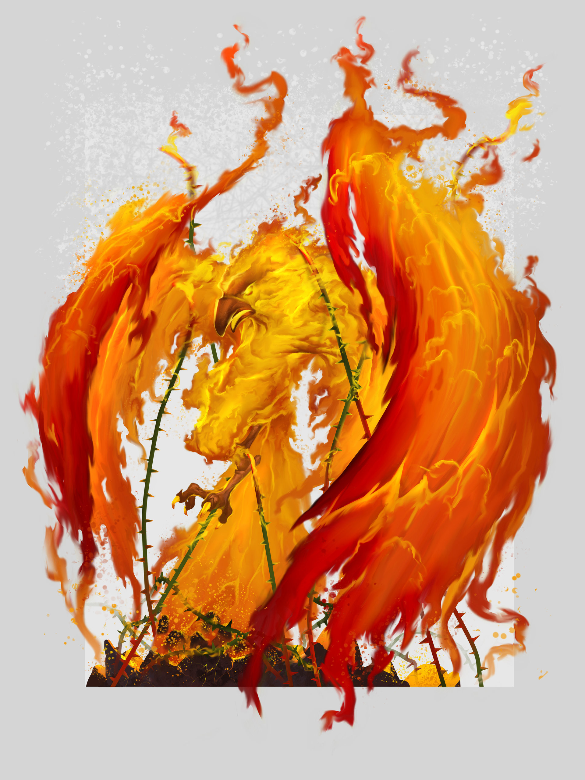 ArtStation - Phoenix rising