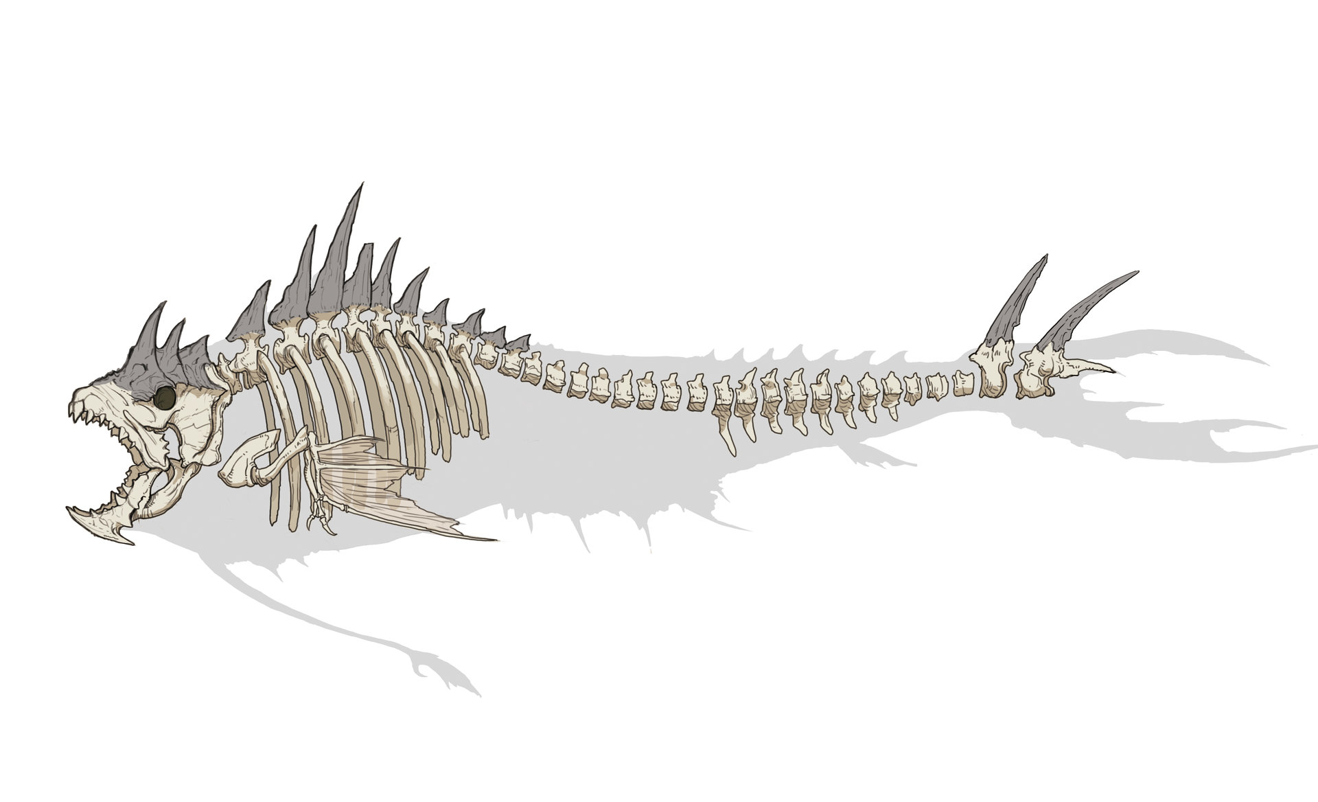 ArtStation - fish creature-concept