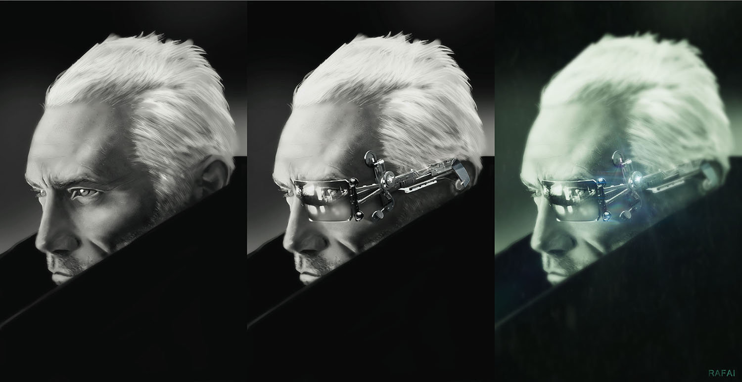 ArtStation - Sci fi power shade