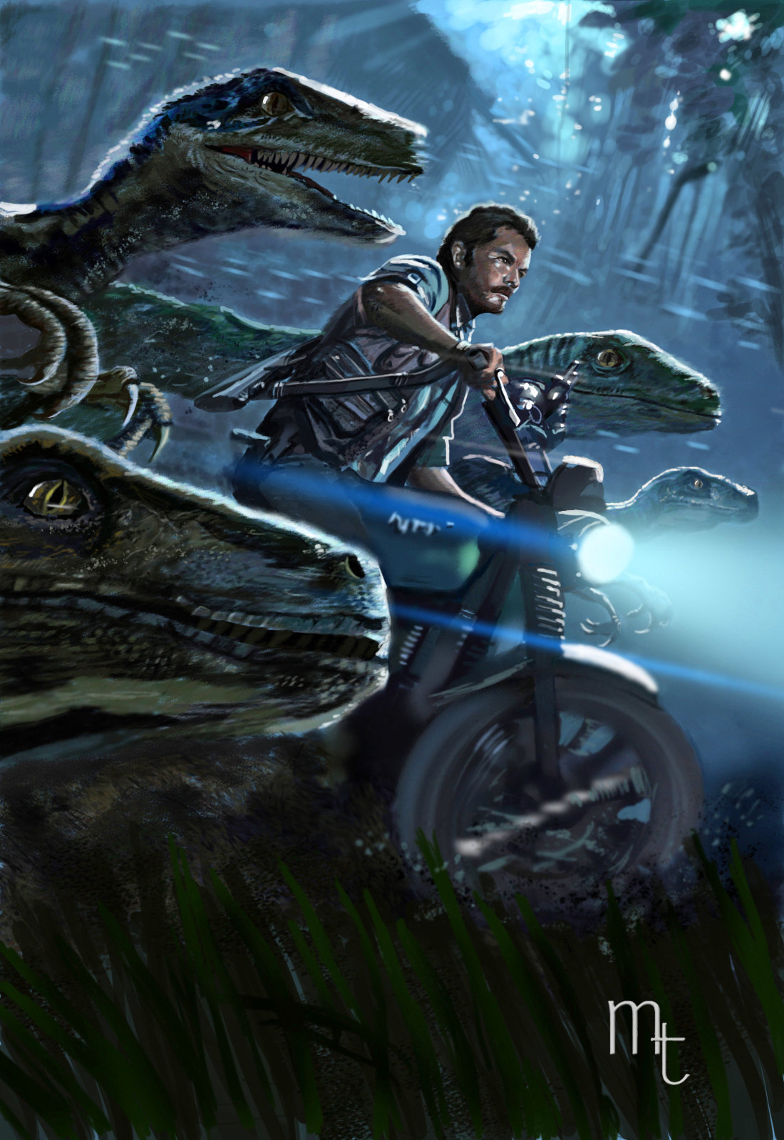 Jurassic World Raptor Wallpaper Blue The Raptor Wallpapers Wallpaper