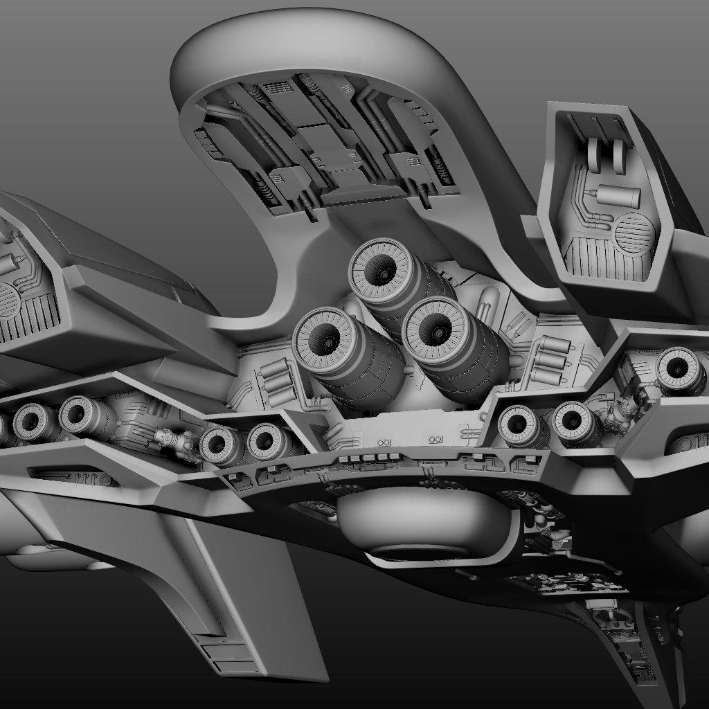 ArtStation - Talos. EVE Online, Gallente battlecruiser class spaceship.