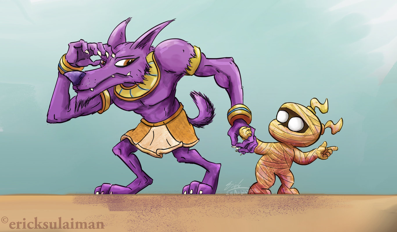 ArtStation - The Jackal and The Mummy