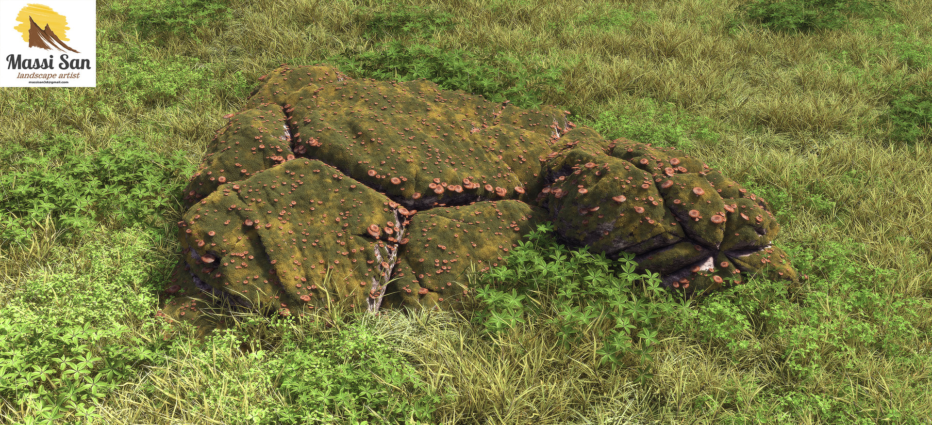 ArtStation - ” mushroom rock©