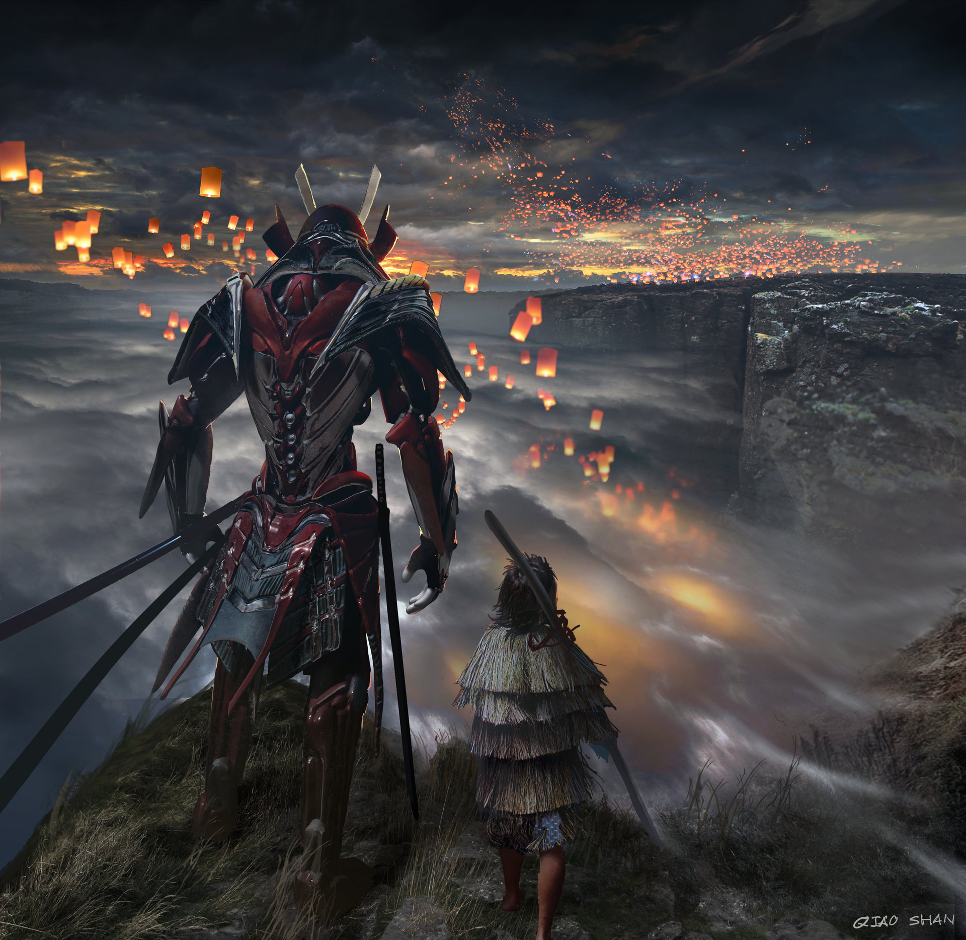 ArtStation - samurai armor concept 1