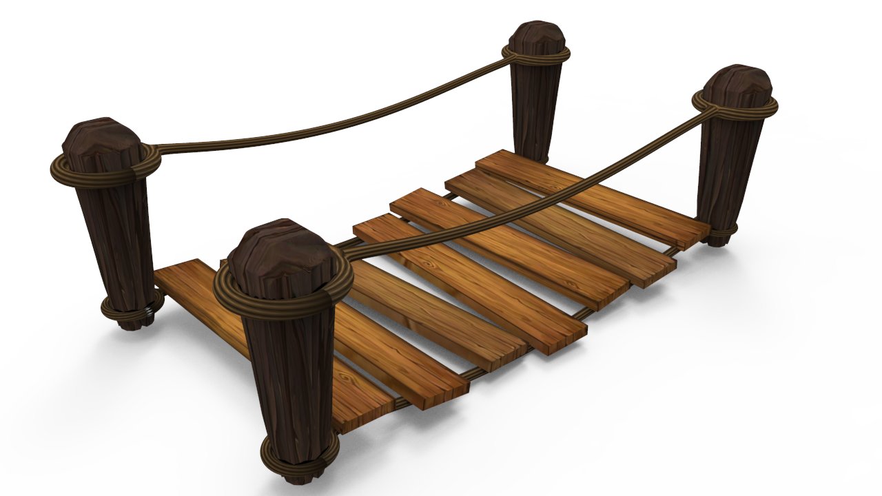 ArtStation - WOOD BRIDGE