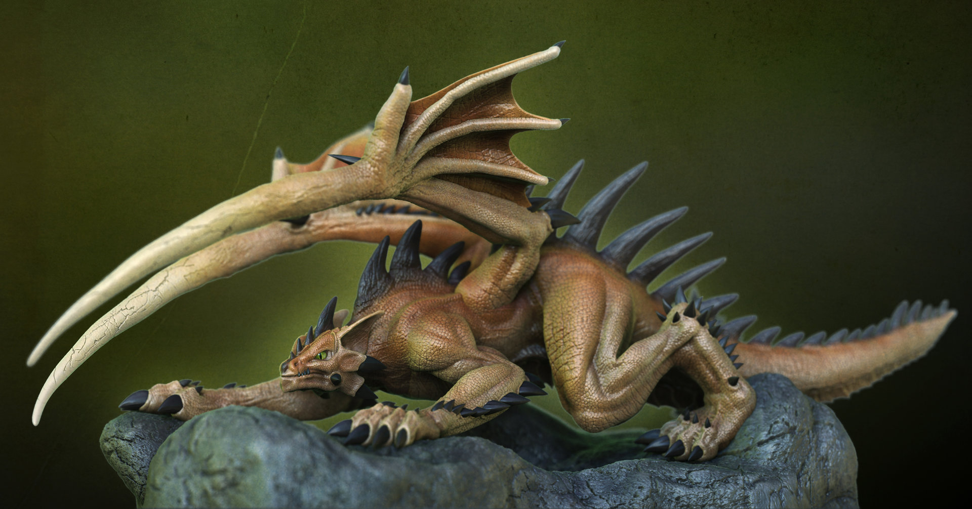 ArtStation - Hunter Dragon