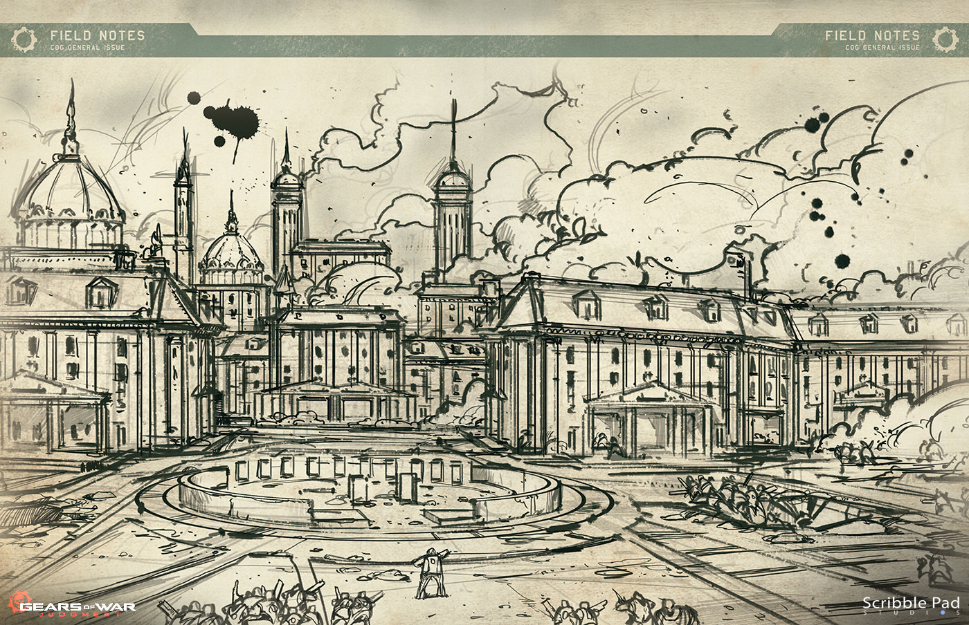 ArtStation - Gears of War: Judgment: Kilo Squad: The Survivor's Log