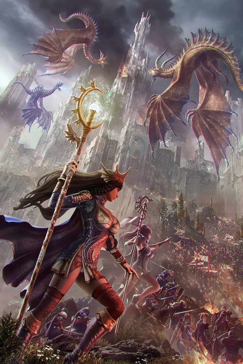 ArtStation - castle war, silentfield