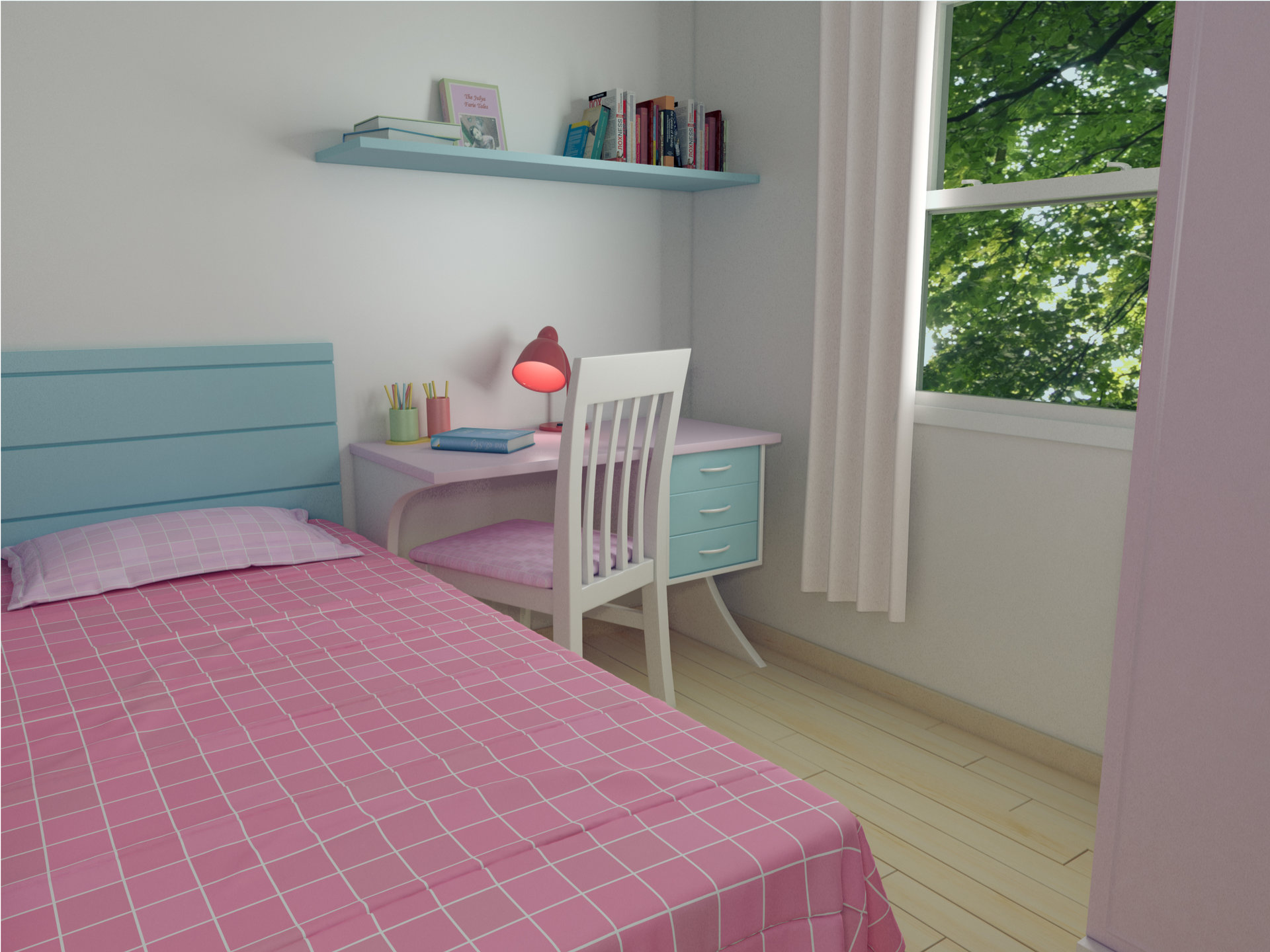 ArtStation - Girl's room - Home sweet home (Personal project)