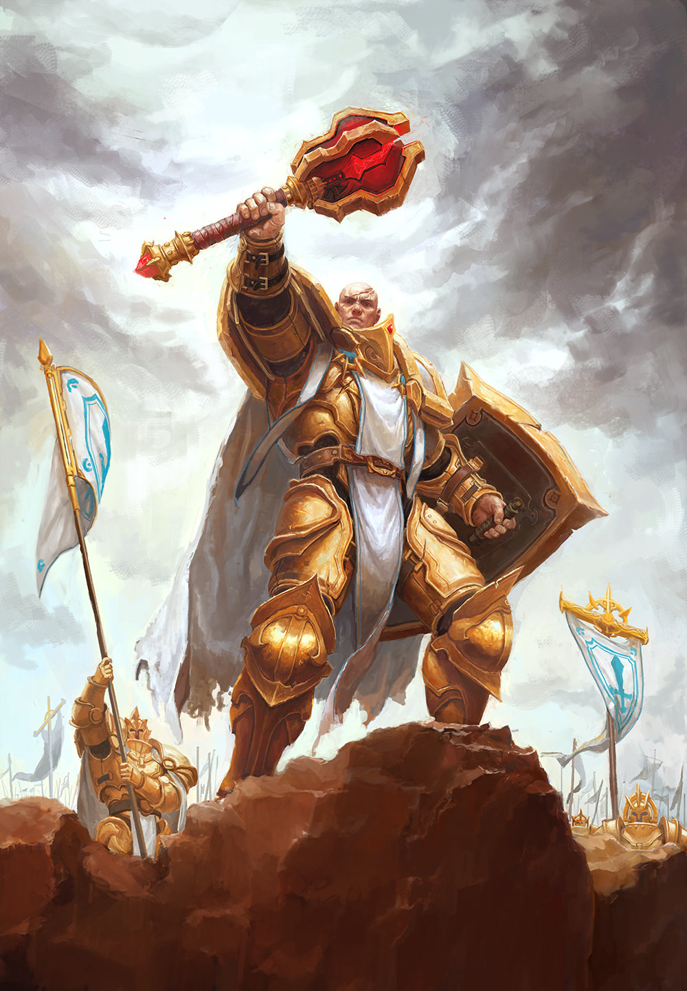 ArtStation - The holy Crusader