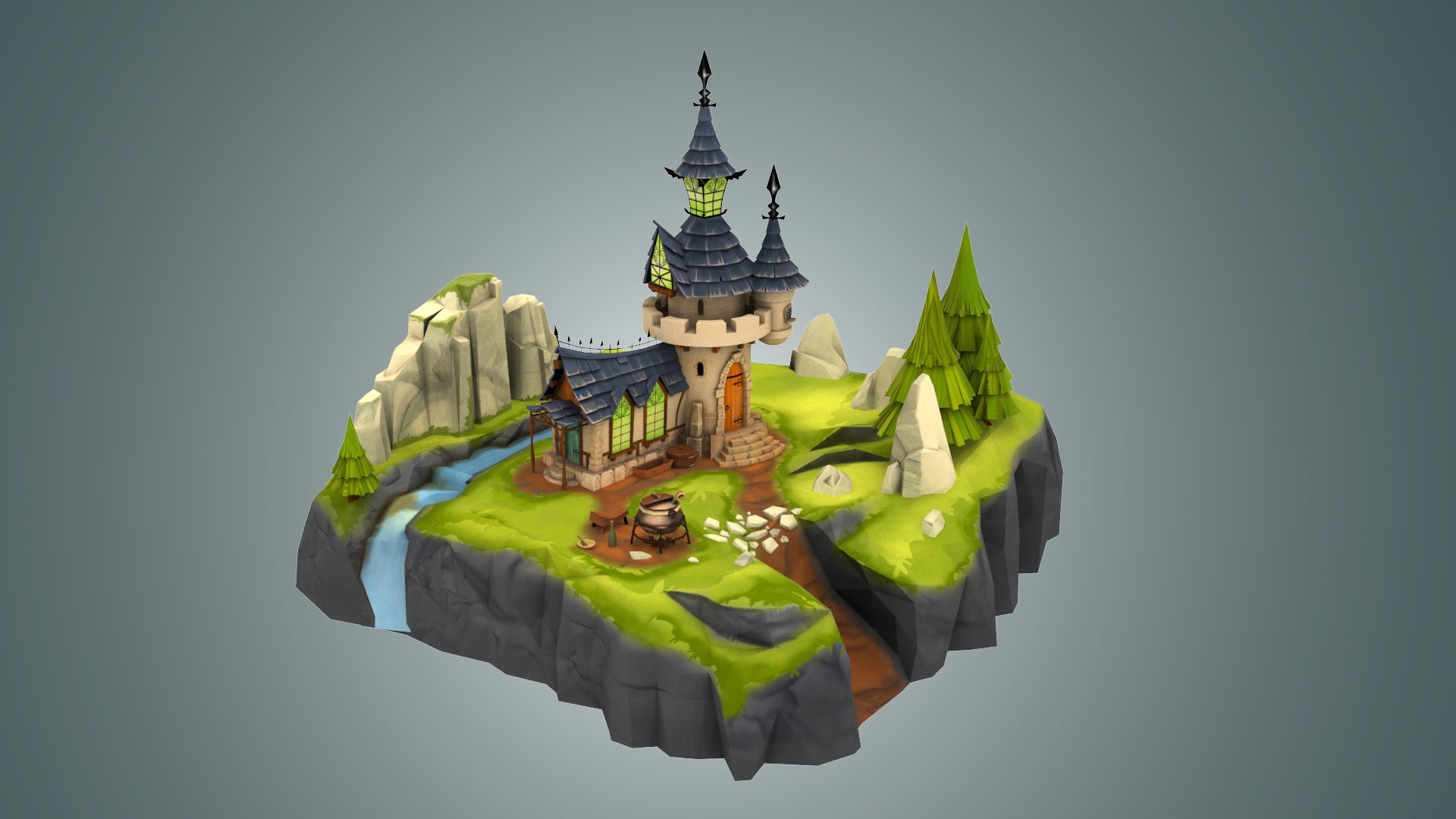 ArtStation - Stylized Castle Environments