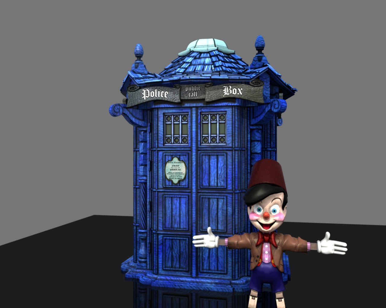 ArtStation - Pinocchio/Dr Who Mash Up, Ben Mordue