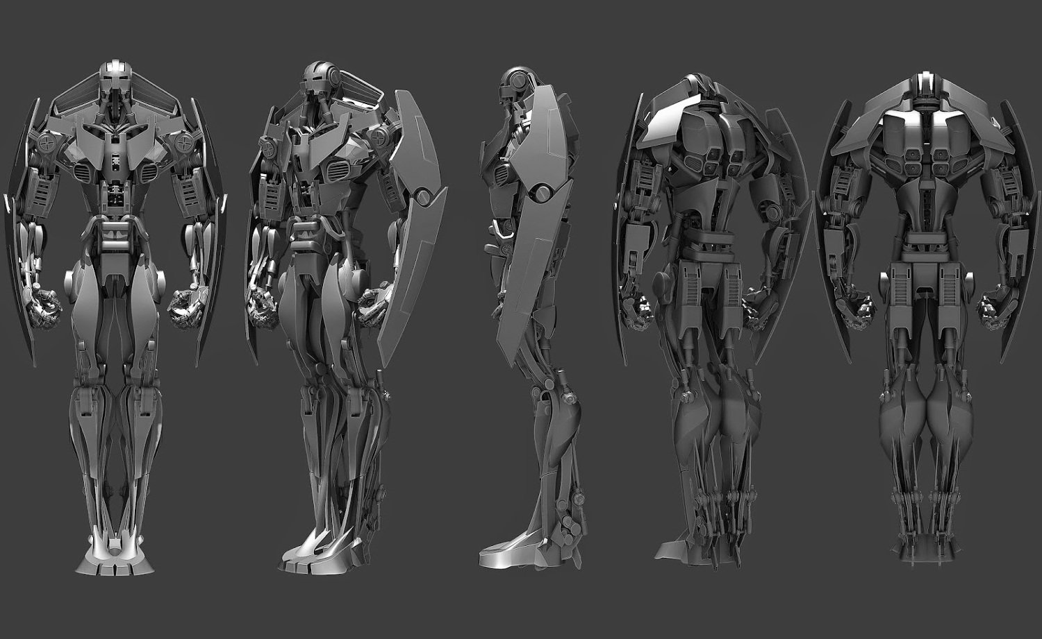 ArtStation - X-Men :Days Of Future Past Sentinel Concept 3D Sketch