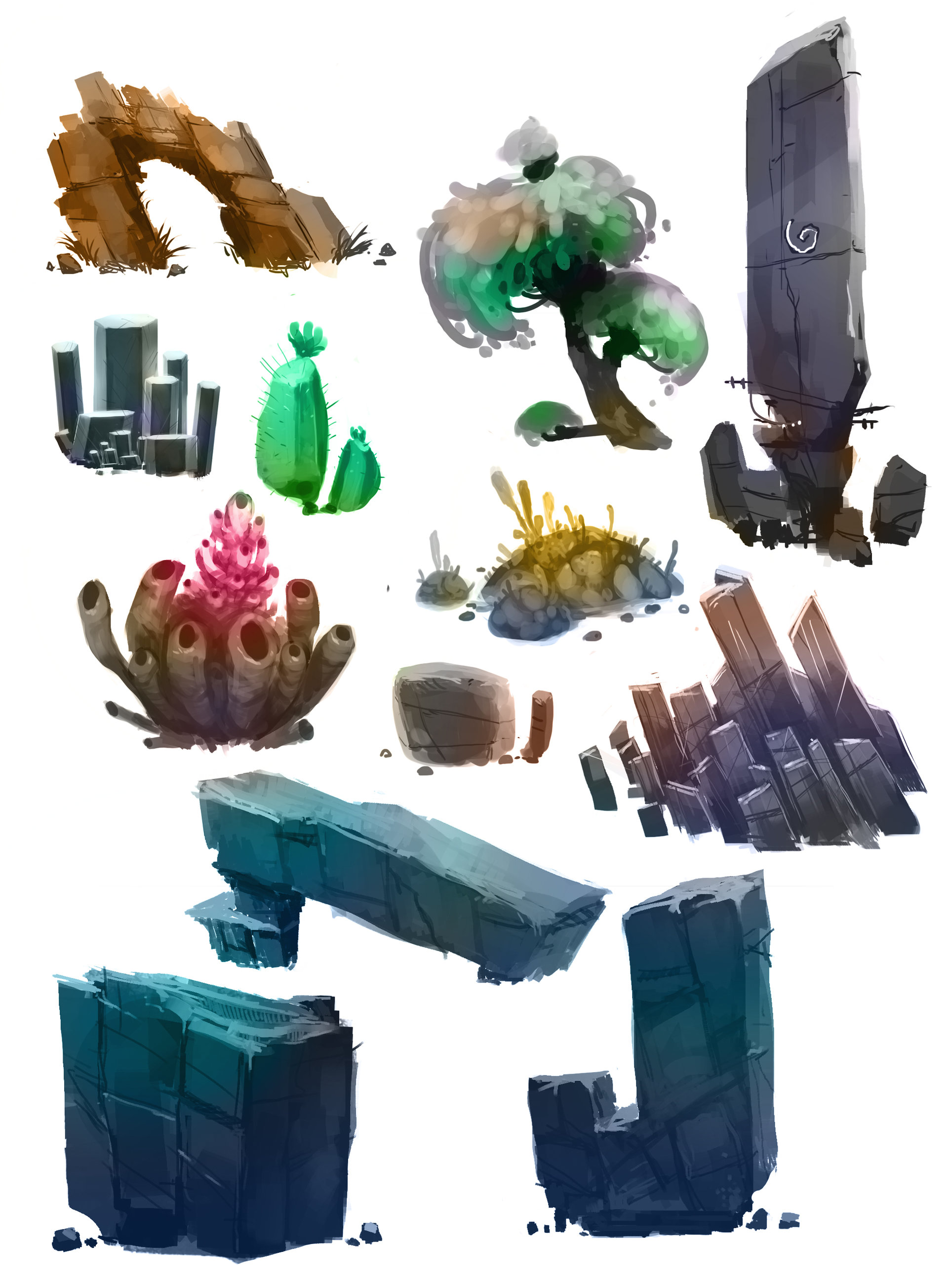 ArtStation - Environment Props, Nicolas Dechezelles