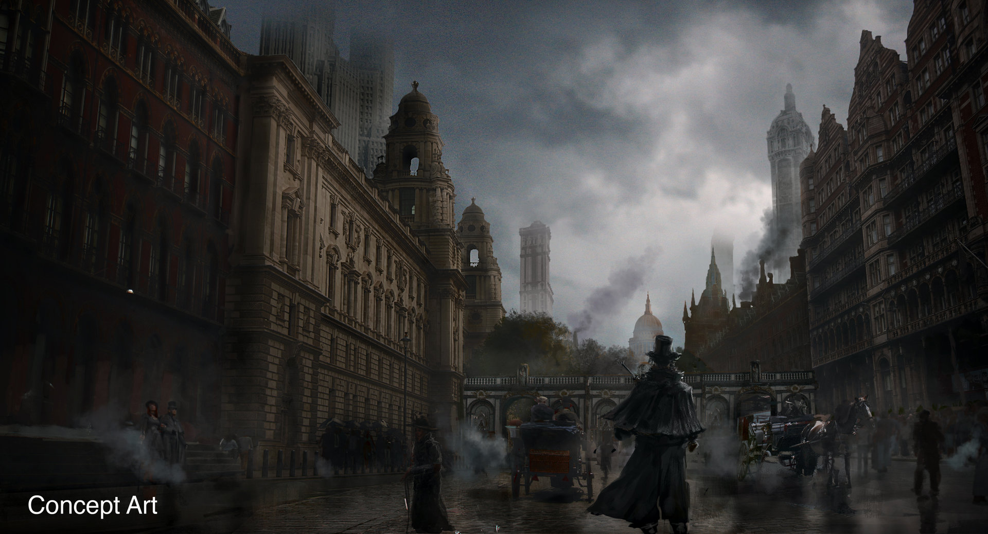 ArtStation - Victorian London, Maryangel Jimenez