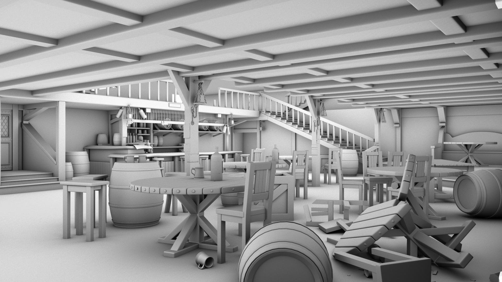 ArtStation - Guild interior