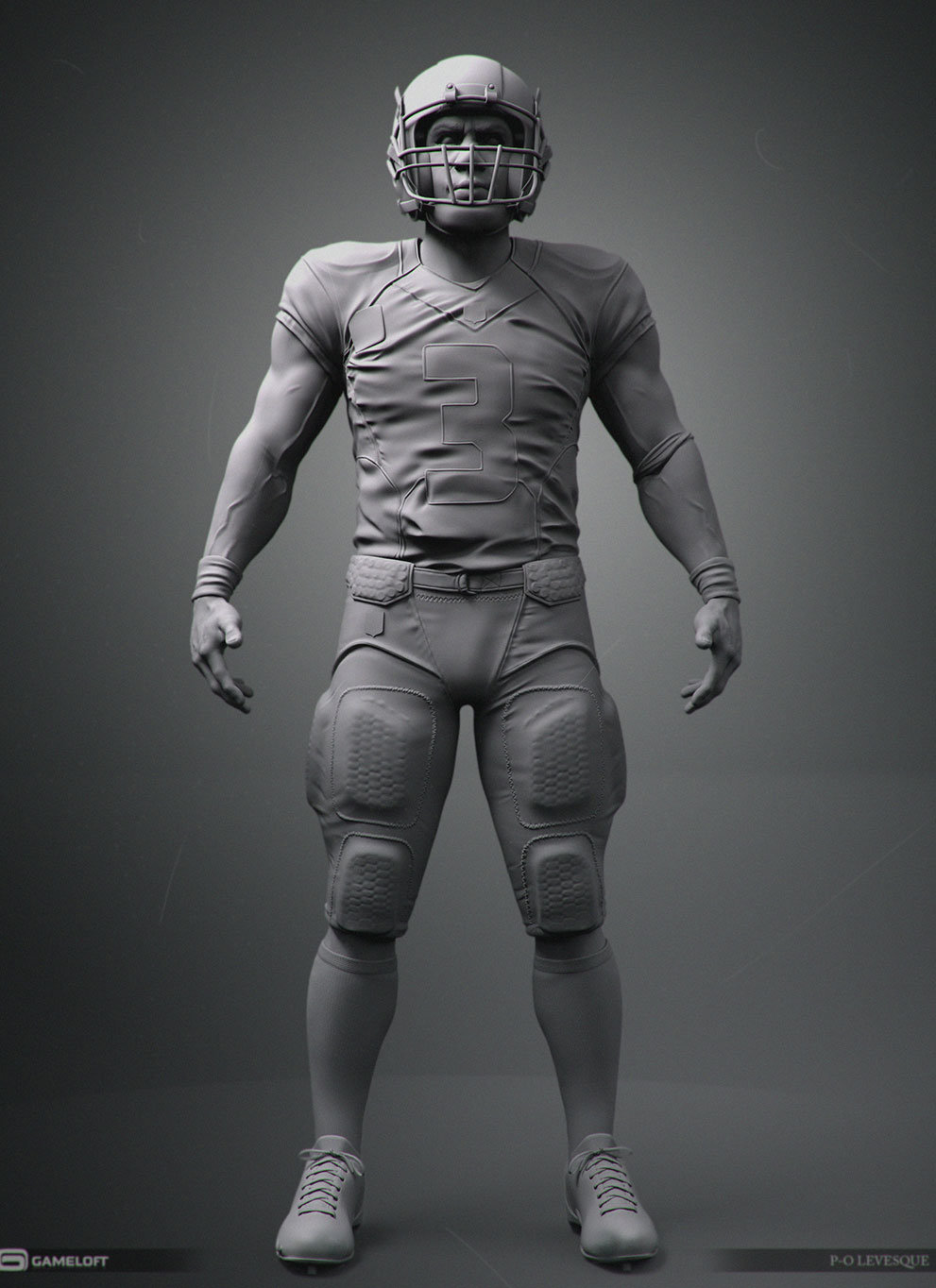 ArtStation - NFL Character - Model