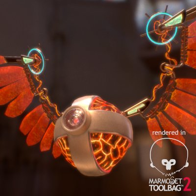 ArtStation - Lava Droid Rework