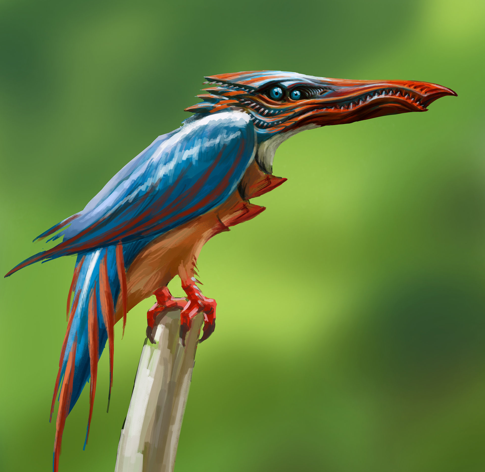 ArtStation - Some old future apocalypse creature designs