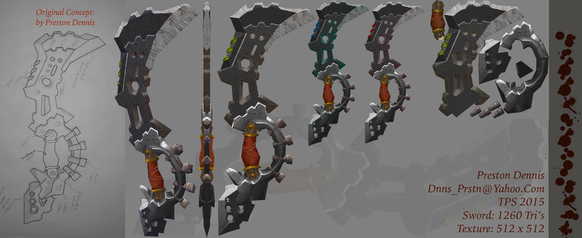 ArtStation - Prop Art - Razor's Reversed edge Fan Art L.o.L.