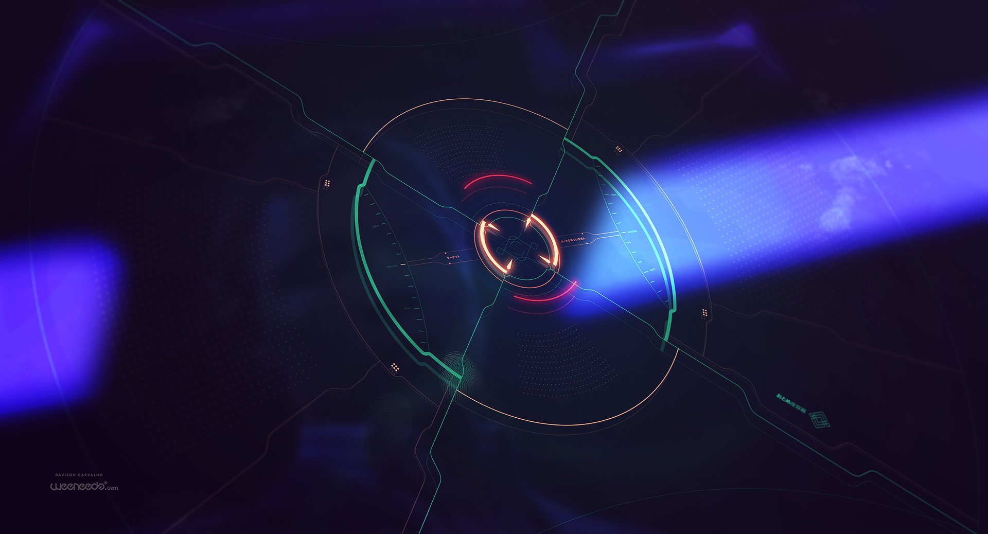 ArtStation - FUI for Film 3hr sweating challenge