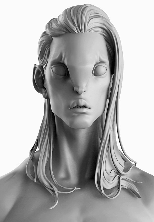 ArtStation - Creature - bust