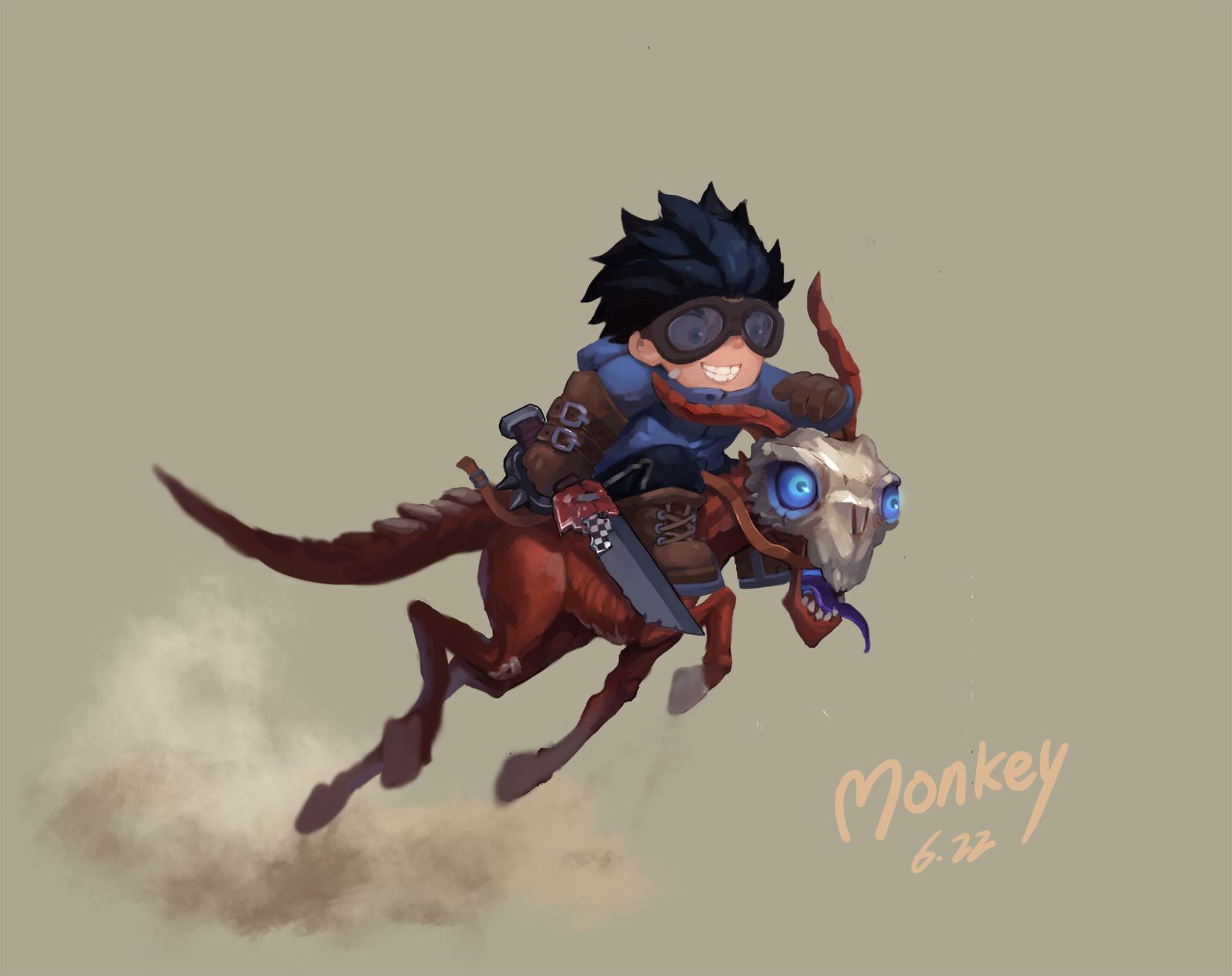 ArtStation - tiny rider