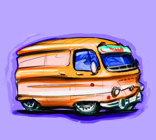 ArtStation - Cartoon van