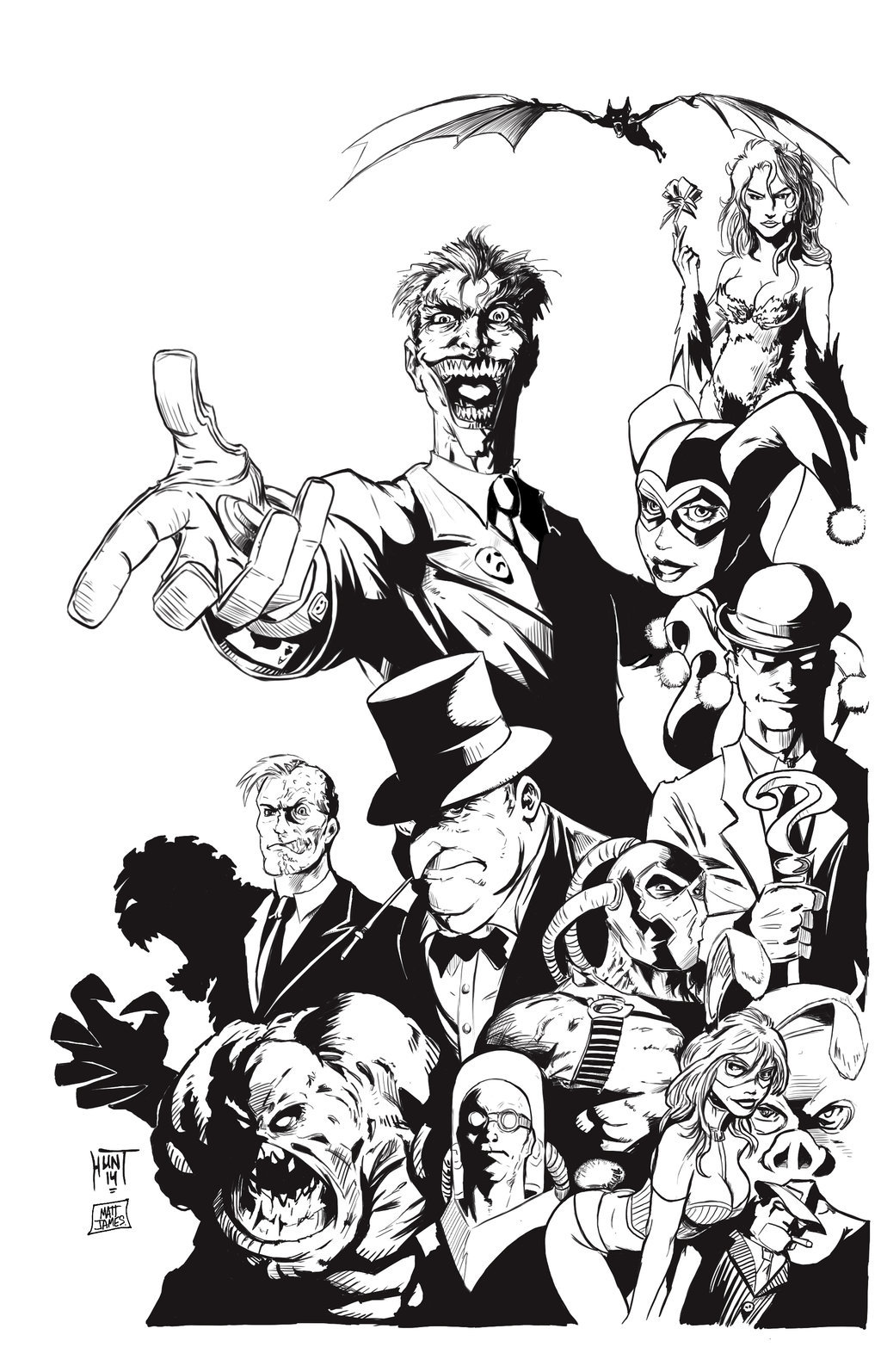 ArtStation - Batman Rogues Gallery