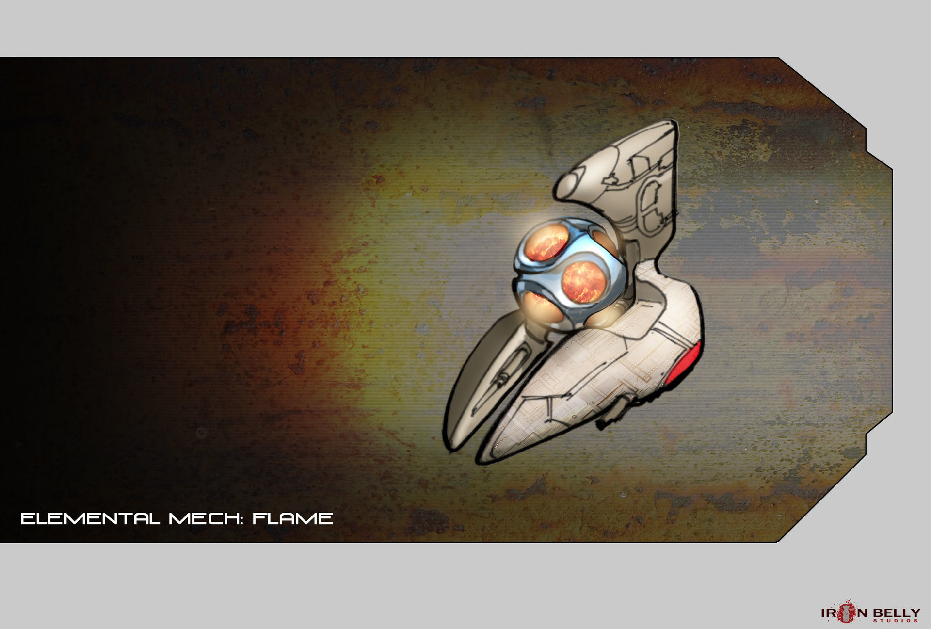 ArtStation - Flame Bot Concept