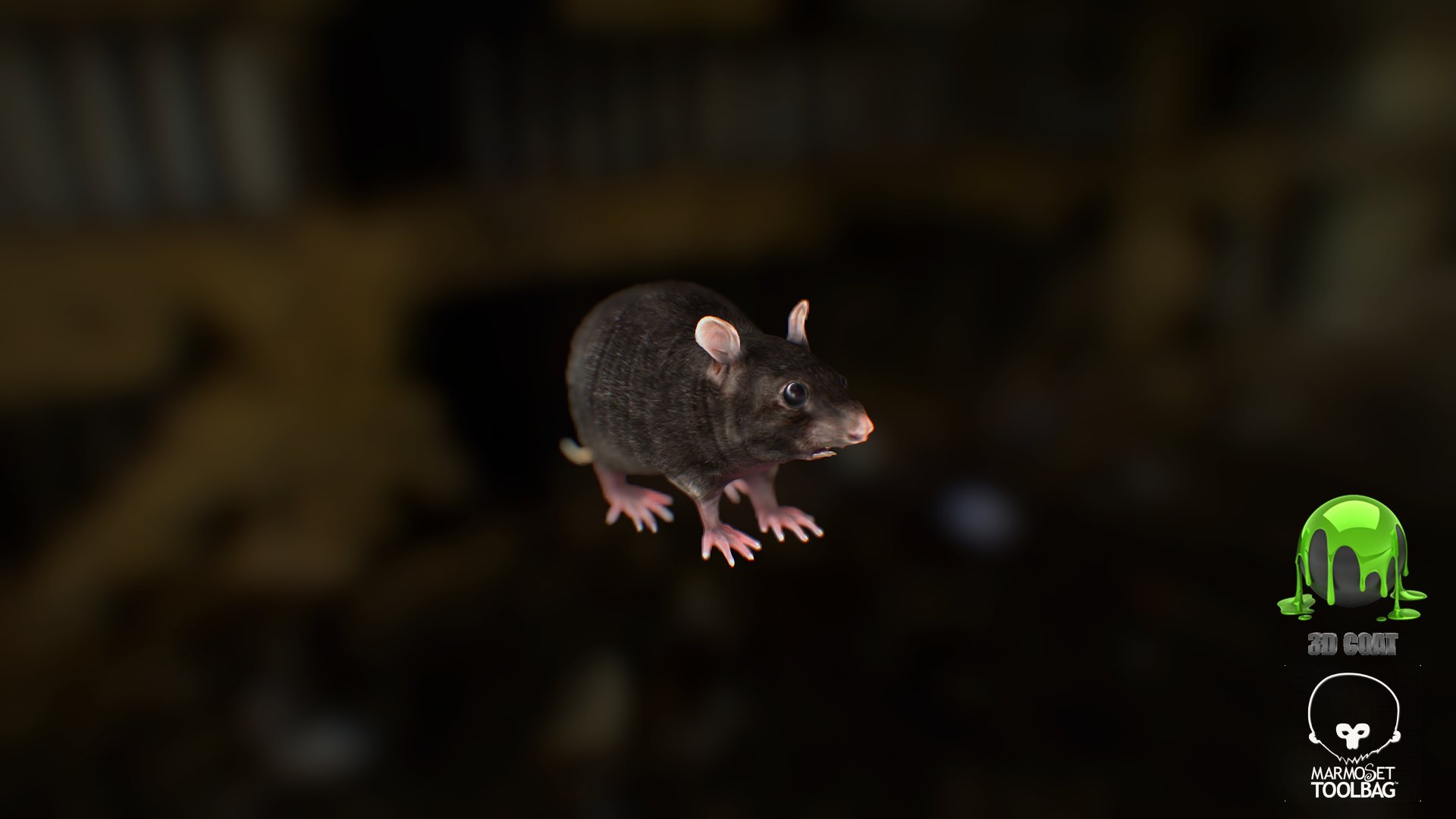 ArtStation - Low poly Rat