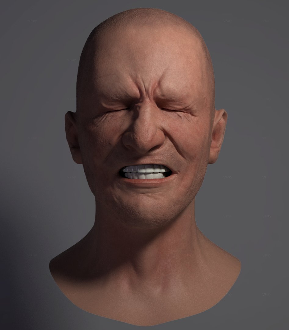 ArtStation - Head Expression Wip